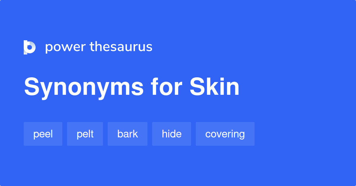 SKIN Sinónimos: 2 487 Palabras y Frases similares